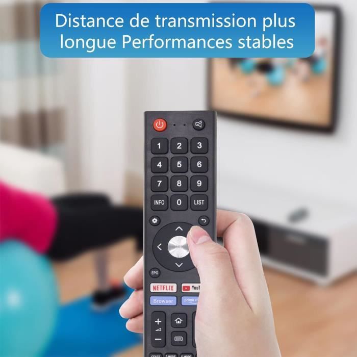 Télécommande Pour Chiq Changhong Uhd Tv U55H7N L32H7N L40H7N L43H7N ...