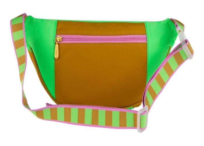 Oilily Sac banane vert fluo brun clair pour femme - Blanka Bum Bag ...