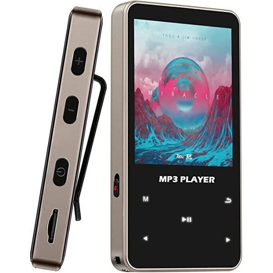 32Go Lecteur MP3 Bluetooth 5.0 Petit, Baladeur Sport Portable, Musique ...