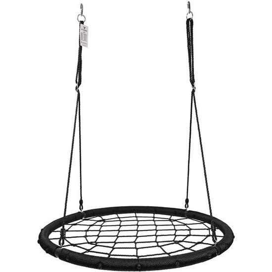 Balançoire Nid d'Oiseau - en Filet, Cordes Réglables, à Suspendre, Ø ...