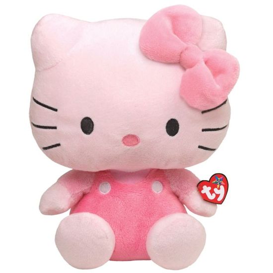 TY - Hello Kitty Rose - Beanie Babies 33 Cm - Cdiscount Jeux - Jouets