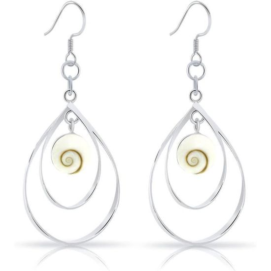 Boucles d'Oreilles Oeil Sainte Lucie Argent 925-1000[z4663] - Achat / Vente boucle d'oreille ...