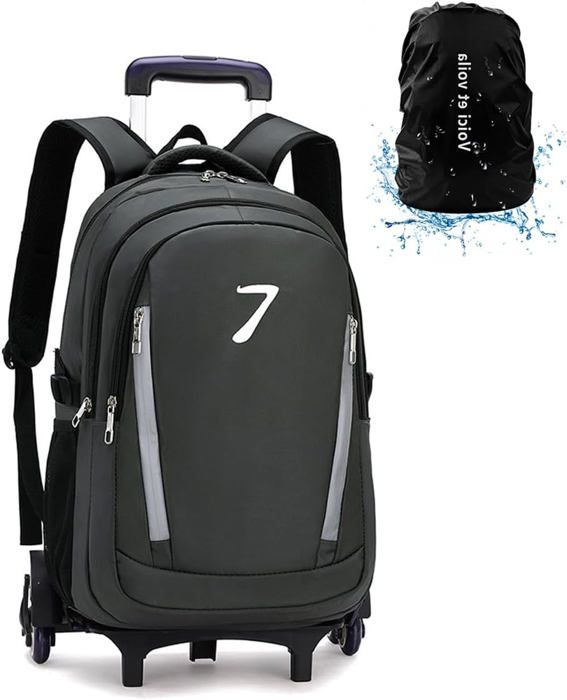 Raincover Offert Trolley Bag Grand Sac À Dos Roulette Garcon Filles Sac ...