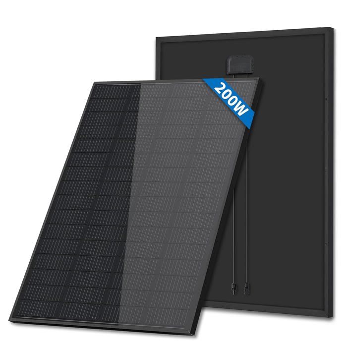 FIREFLY ENERGY Panneau Solaire 200W, Monocristallin Photovoltaïque 200 Watt Panneau Solaire pour ...