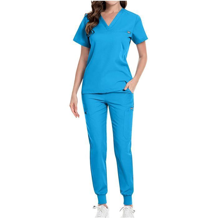 Uniforme d'infirmière Ensembles de gommage multicolores for femmes ...