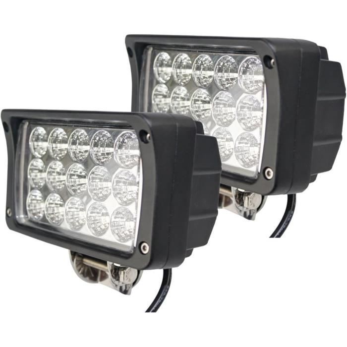 45W phare de travail 12V 24V LED work light (2 A835 - Cdiscount Auto