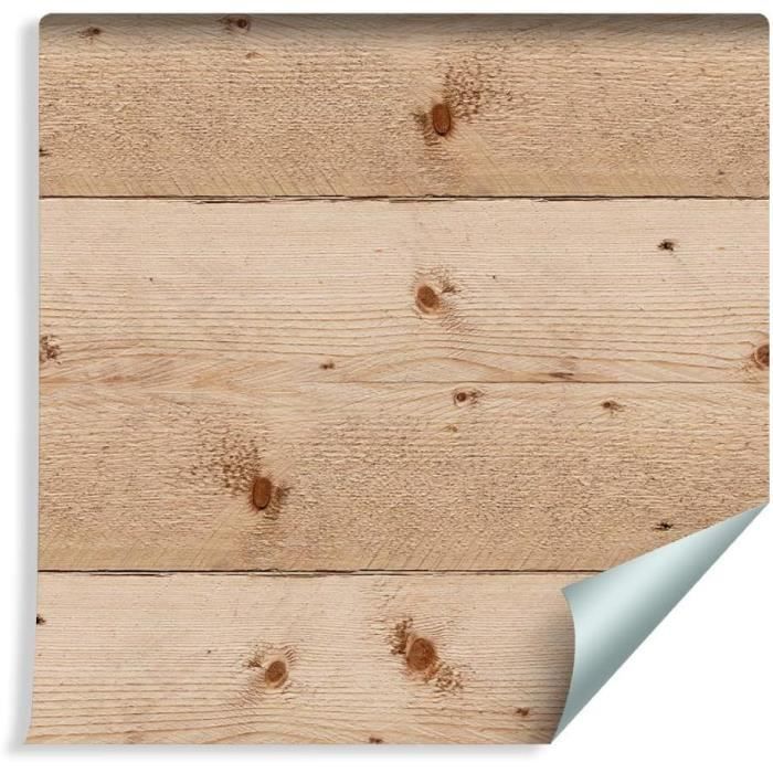 Papier Peint Intissé 10 M Planches En Bois Aspect Bois Papier Peint ...