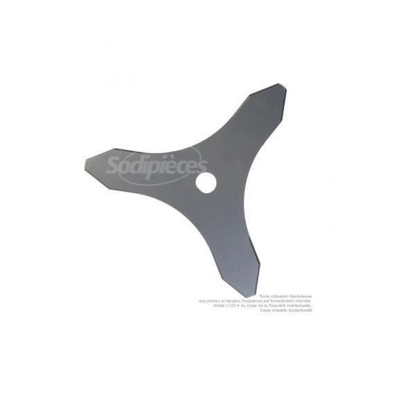 Piece Detachee Outil De Jardin - Lame 3 dents. Ø 300 mm. Al 25,4 mm. Ep 3 mm. - Cdiscount Jardin
