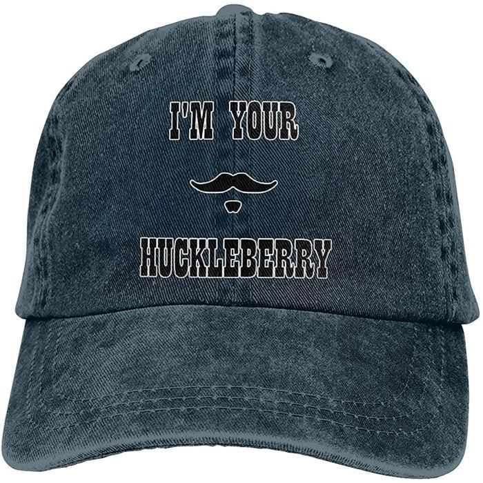 Im Your Huckleberry Doc Holliday Cowboy Denim Hat Unisex Hip Hop Black ...
