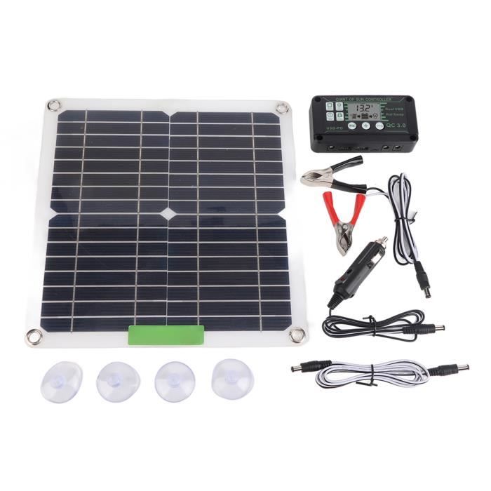VIE Panneau solaire 200W 12V Kit de panneau solaire portable 200W 12V Panneau solaire ...
