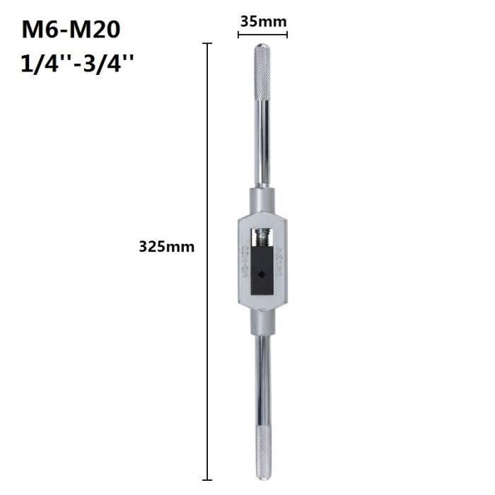 Clé outil,Clé à taraud,outils pour filetage manuel,1 pièce- M6-M20[B718 ...