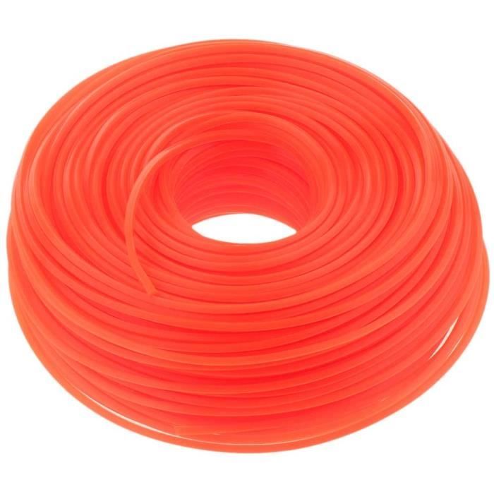 Fil de Coupe en Plastique Corde pour Débroussailleuse Ligne de Coupe-bordure Accessoire Pour ...