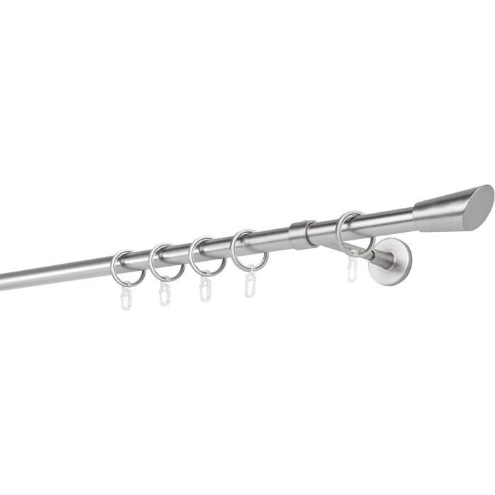 Tringle À Rideaux Sur Mesure 20 Mm Rag 1 Voie Support Mural Support Plafond 14 Cm Style Avec ...