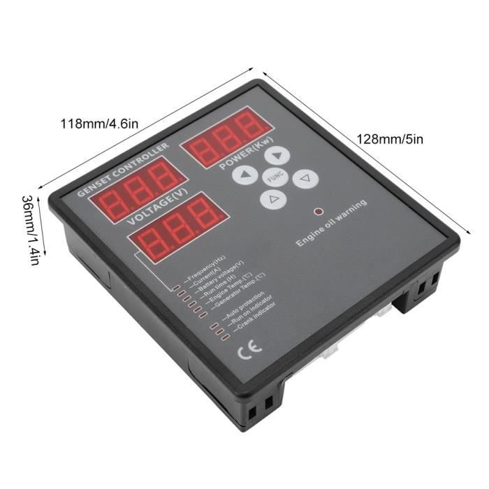 Cikonielf Contrôleur de groupe électrogène Genset Controller LED ...