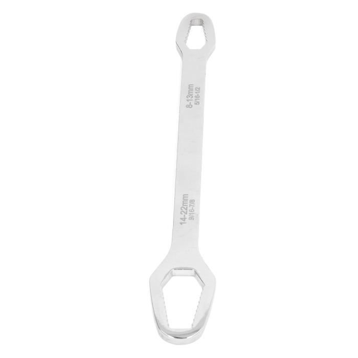 Clé Mixte Double Usage 8-22Mm En Acier Chromé Vanadium - Cdiscount ...