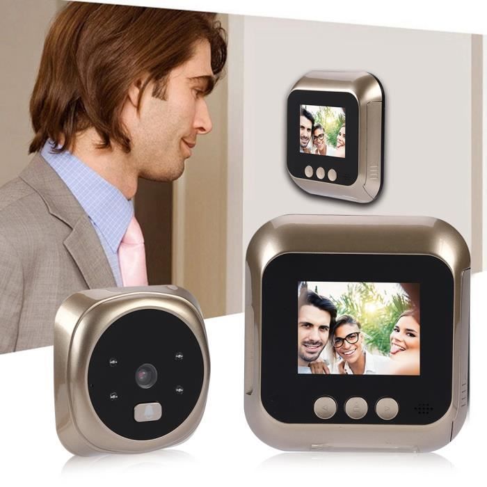 UNE ecran HD 2 4 Home Smart Video Doorbell Camera Security Door 112255