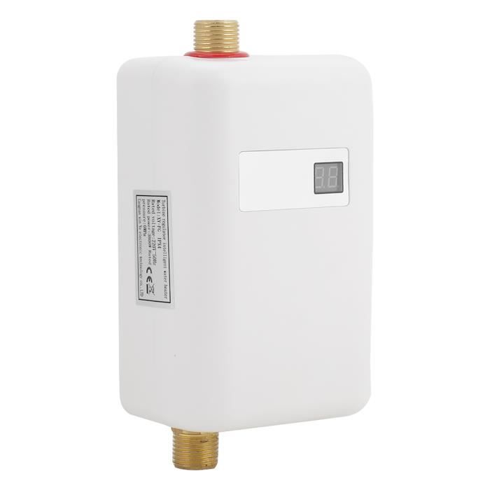 Fdit Chauffe-eau sans réservoir 3800W Électrique Sans Réservoir Chauffe-Eau Instantané Salle De ...