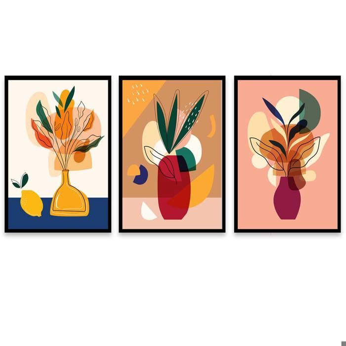 Summer combo, Set de 3 posters muraux - 90x45cm - Cdiscount Maison