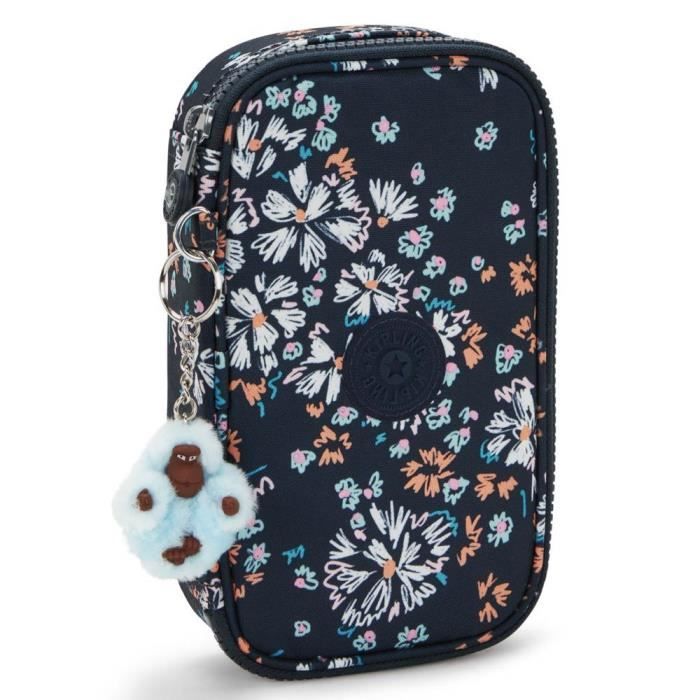 Trousse - KIPLING - Flower Field - 1 Compartiment - Zippée - Hydrofuge ...