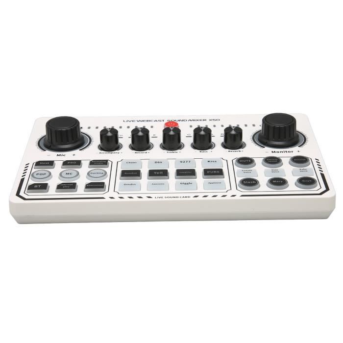 Carte son Live - MOTHINESSTO - X50 - 12 effets sonores - Réverbération ...