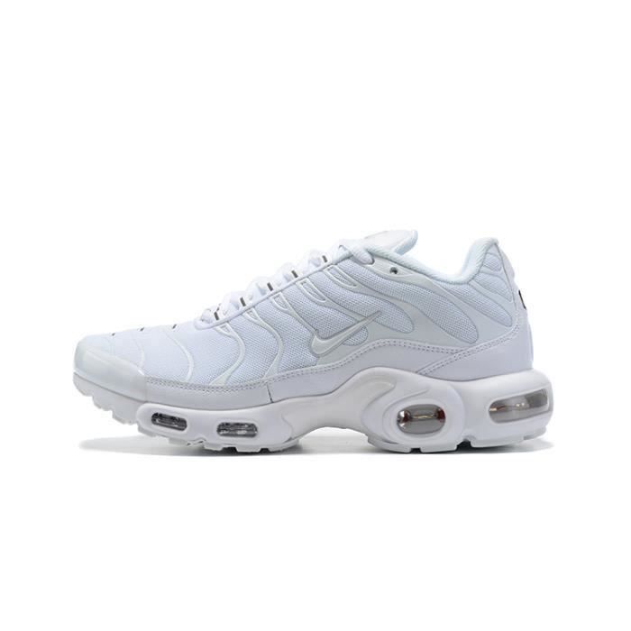 Baskets - AUTREMENT - Air Max PLUS tn GS Blanc pur - Synthétique ...