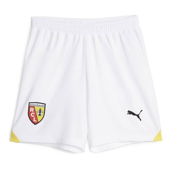 RC Lens Short de Foot Blanc Garçon Puma 2023/24 - Cdiscount Sport