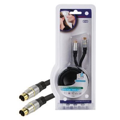 Cable cordon s vhs mâle vers s vhs mâle hqss2524/1 - Cdiscount Informatique