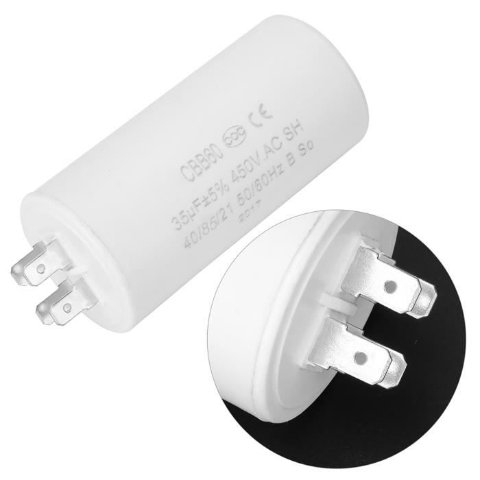 CBB60 Condensateur de démarrage de moteur à 4 broches écologique 450 V ...