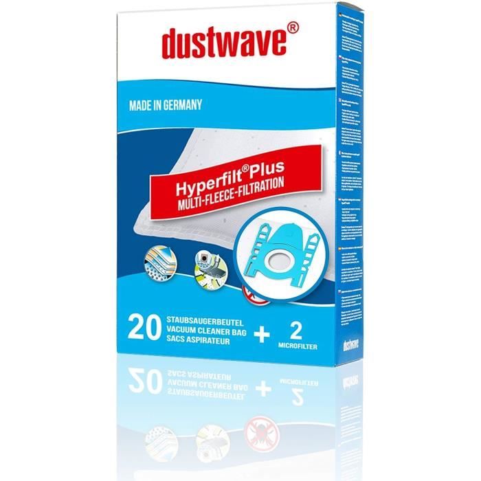 ® Lot De 40 Sacs D'Aspirateur + 4 Filtres En Micro-Polaire Multicouche ...