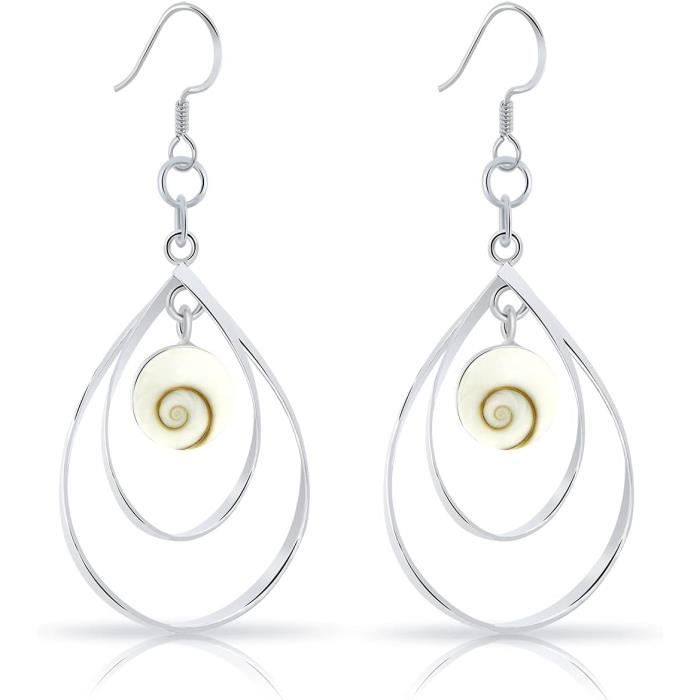 Boucles d'Oreilles Oeil Sainte Lucie Argent 925-1000[z4663] - Achat / Vente boucle d'oreille ...
