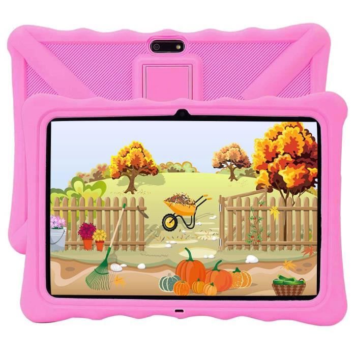 Veidoo Tablette pour enfants 10,1 pouces 32 Go tablette avec étui en ...