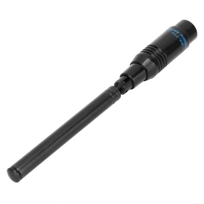 Zerone antenne SMA Antenne double bande télescopique mâle VHF UHF SMA pour radios Kenwood ...