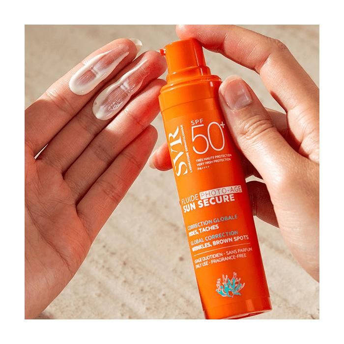 SVR Sun Secure Fluide Photo-age SPF50+ Protection Solaire Anti-Age ...
