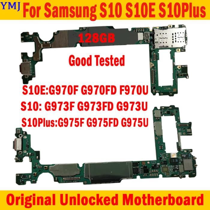 G970F 128GB-1Sim-Carte mère originale débloquée pour Samsung Galaxy ...