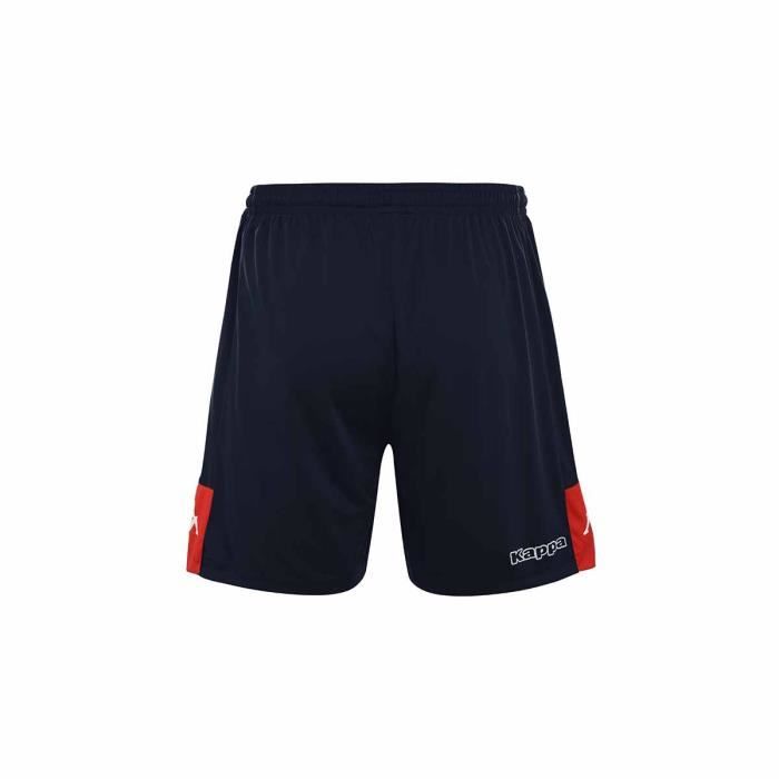 Short de sport pour enfant Kappa DAGGO - Bleu marine et rouge - Coupe ...