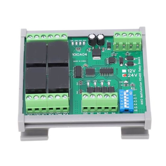 Cikonielf Module Relais 24v Module De Relais Rs485 Carte Pcb Rtu 4