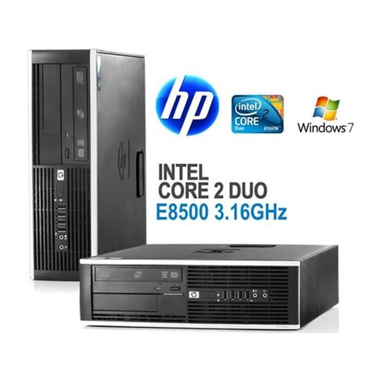 HP Compaq 6000 Pro - Core 2 Duo E8500 3.16 GHz - 4GB - 250 GB ...