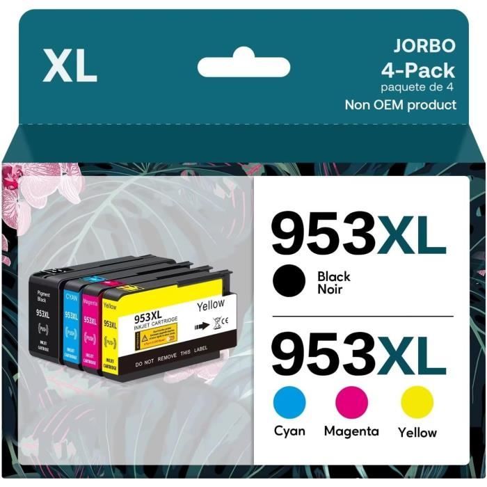 953XL Multipack de cartouches d'encre de rechange pour HP 953 XL 953XL ...