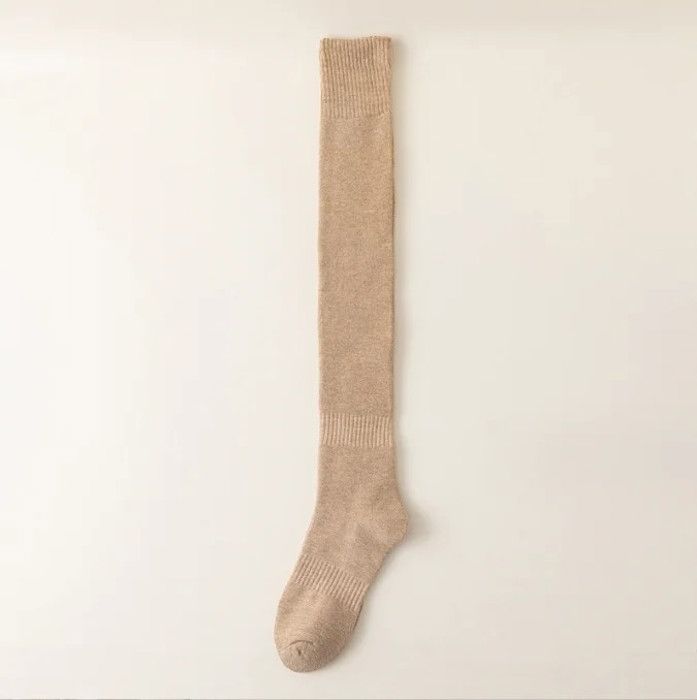Chaussettes longues au-dessus du genou pour femmes,chaussettes chaudes ...