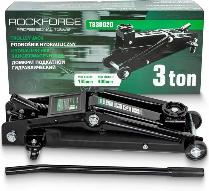 Cric Auto, cric hydraulique Voiture 3 tonnes - Hauter de Levage 125 ...