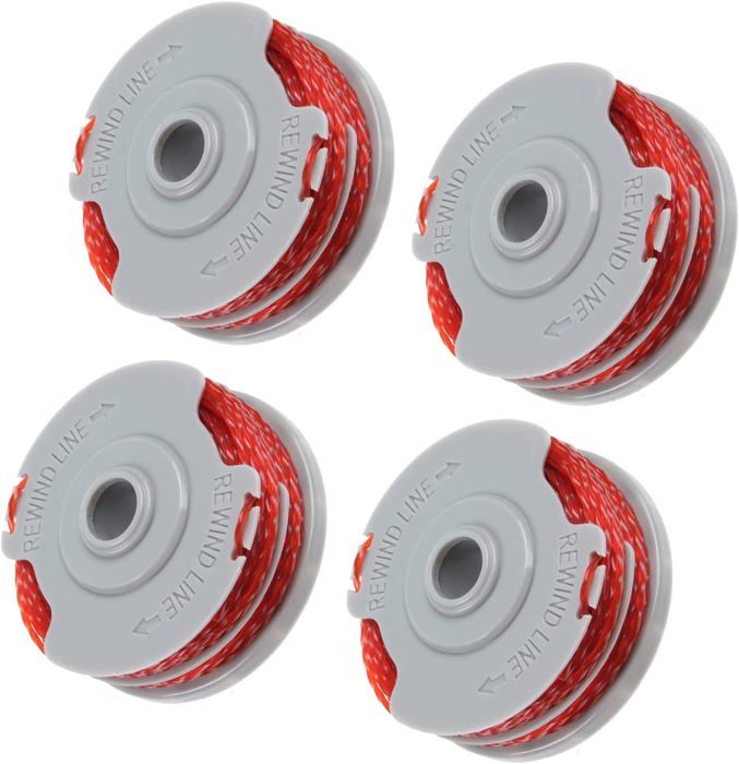 Lot de 4 boes de Fil de Coupe de 10m, Boe de Rechange pour Coupe-Bordures, de Fil en Nylon ...