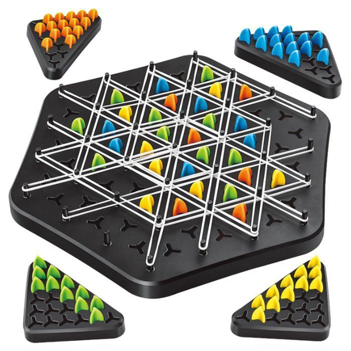 Triggle Jeu, Jeu d'échecs En Chaîne Triangulaire, Jeu De Société De ...