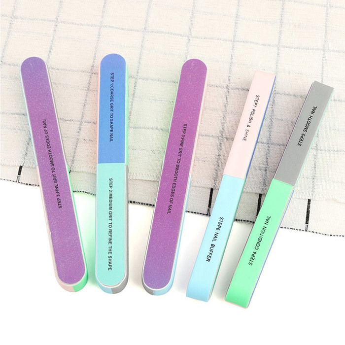 SALALIS Tampon d'art à ongles Colorful multiple côté nail art manucure ...