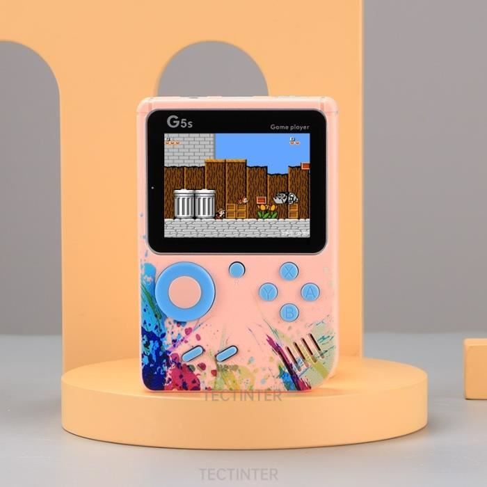 Rose - Console de jeux vidéo rétro Portable avec écran LCD intégré, 500 ...