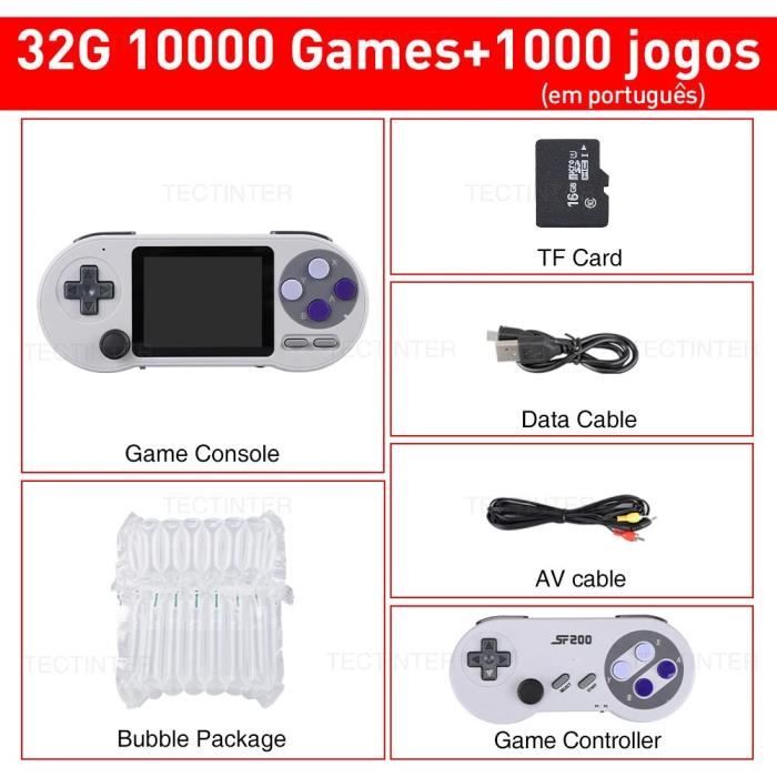 Avec un gamepad-br - Console de jeu portable SF2000, console de jeu ...