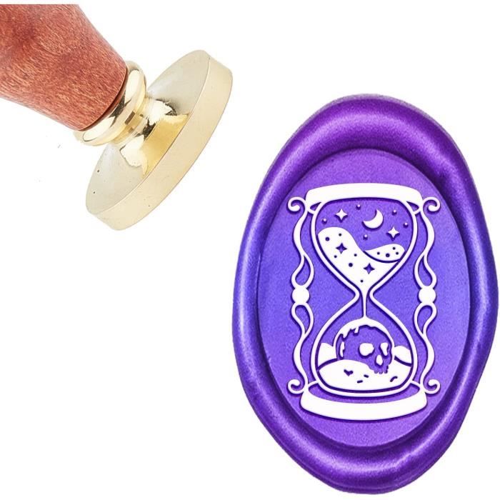 Timbre à cacheter en Forme de sablier, tête de Mort, tête de Tampon ...