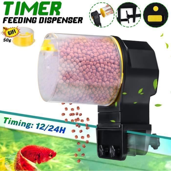 Distributeur Aliment Automatique Pour Réservoir de poissons Aquarium ...