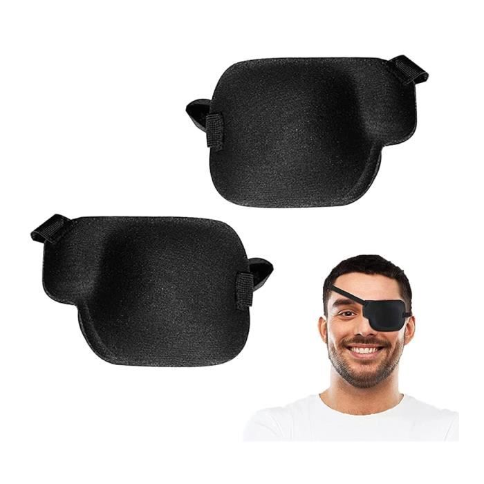 Cache-Oeil - Non spécifié - Ajustable - 2 Pièces - Noir - Confort 3D ...