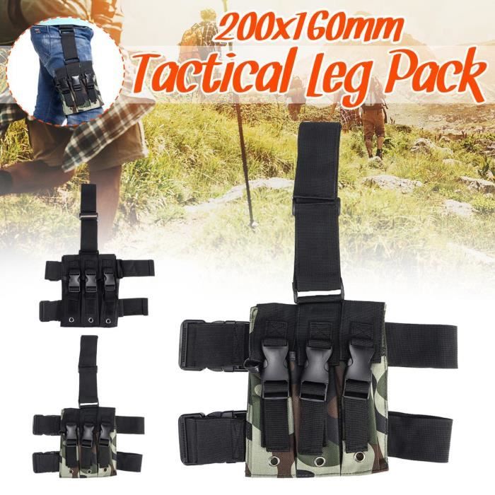 Tactical Leg Bag Pouches Outdoor Army Camouflage Multi-function Leg Bag ...