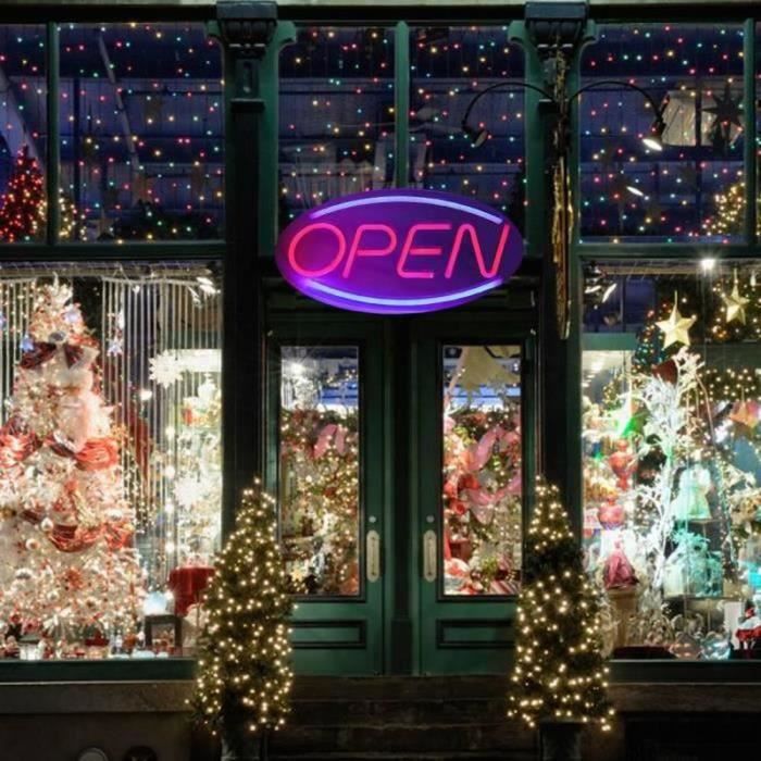 TMISHION Neon Light OUVERT en forme de lettres suspendues LED néon ...